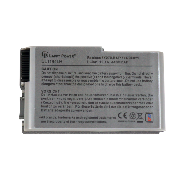 Buy Dell Inspiron 500M, 600M, Latitude D500, D600 Series Battery